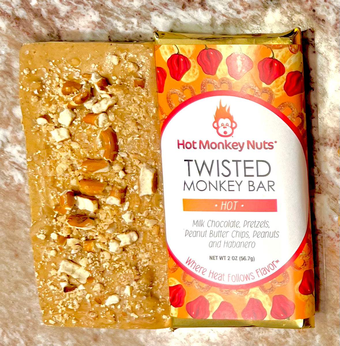 Twisted Milk Chocolate Monkey Bar - Where Heat Follows Flavor™ – Hot ...