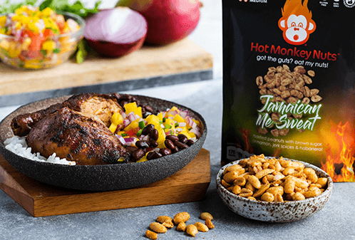 Order Jamaican Me Sweat Spicy Peanuts | Hot Monkey Nuts